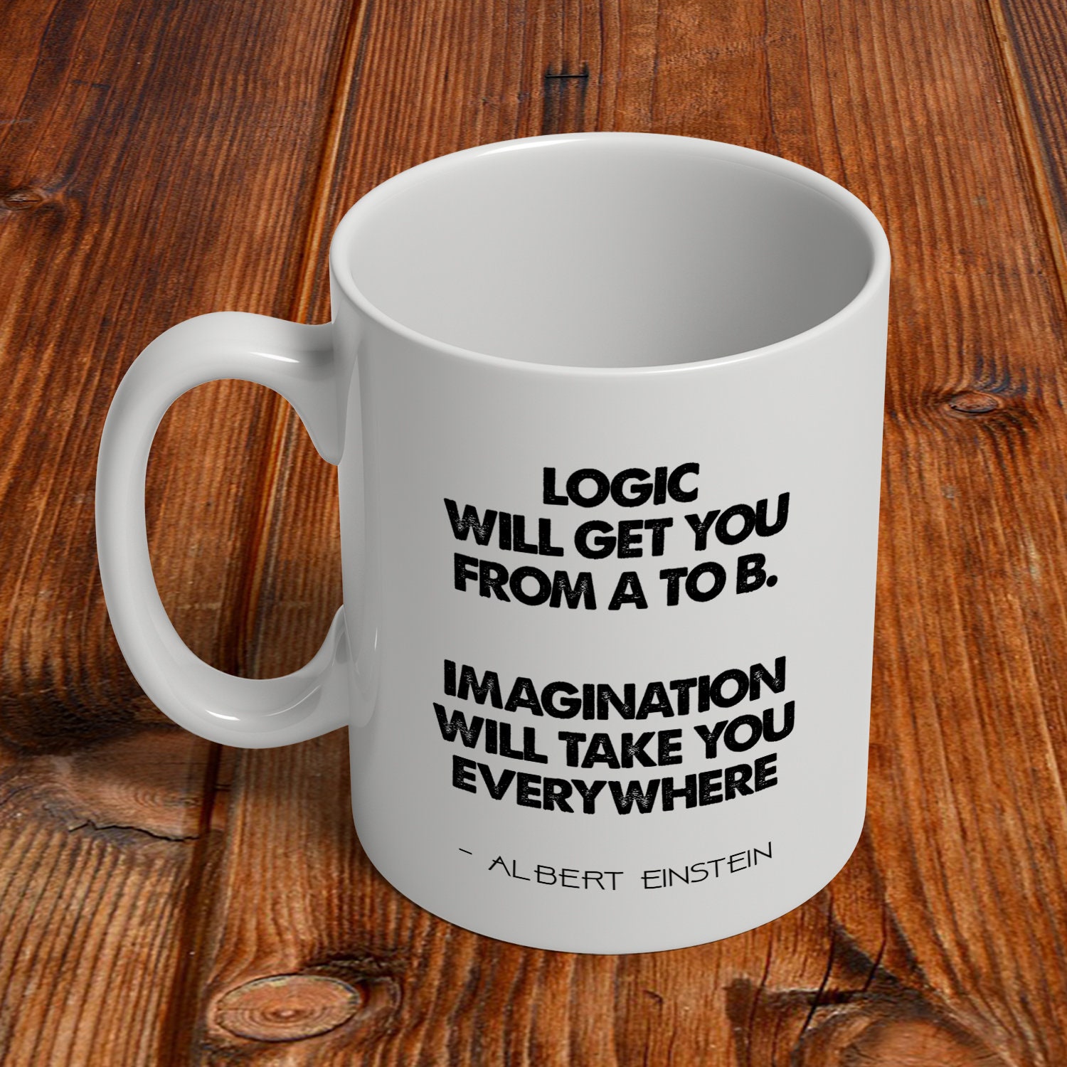 Albert Einstein Gift, Albert Einstein Mug, Albert Einstein Coffee Cup ...