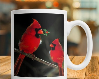 Cardinal Coffee Cup - Etsy
