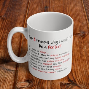 Medical Student Mug, Gift for Med School Student, Doctor Graduation ...