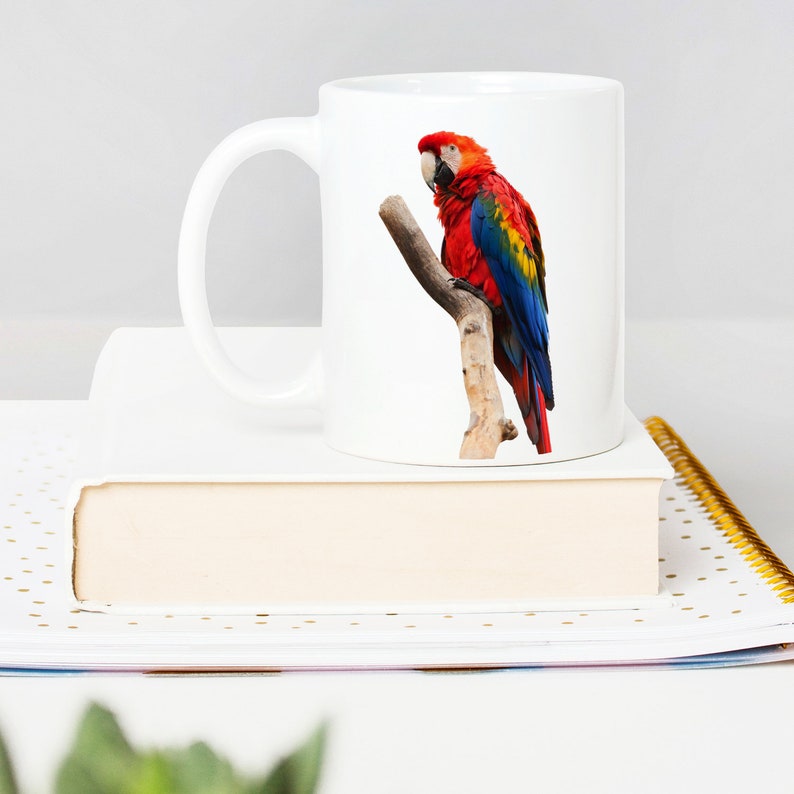 Parrot Gift Parrot Mug Parrot Coffee Cup | Etsy
