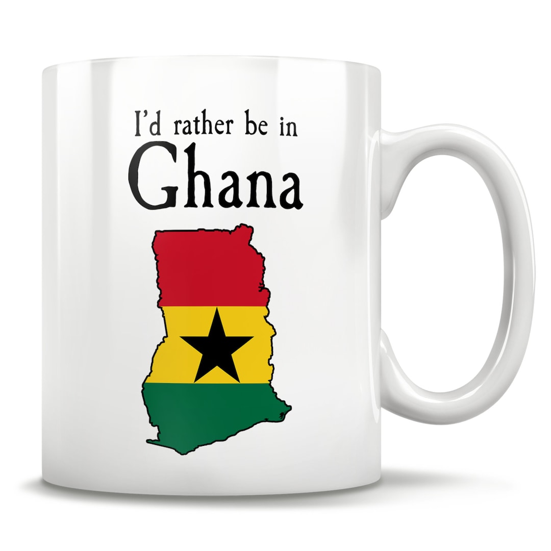 Ghana Gift, Ghana Mug, Kokrobite Ghana, Ghana Map, Africa Mug, Travel ...