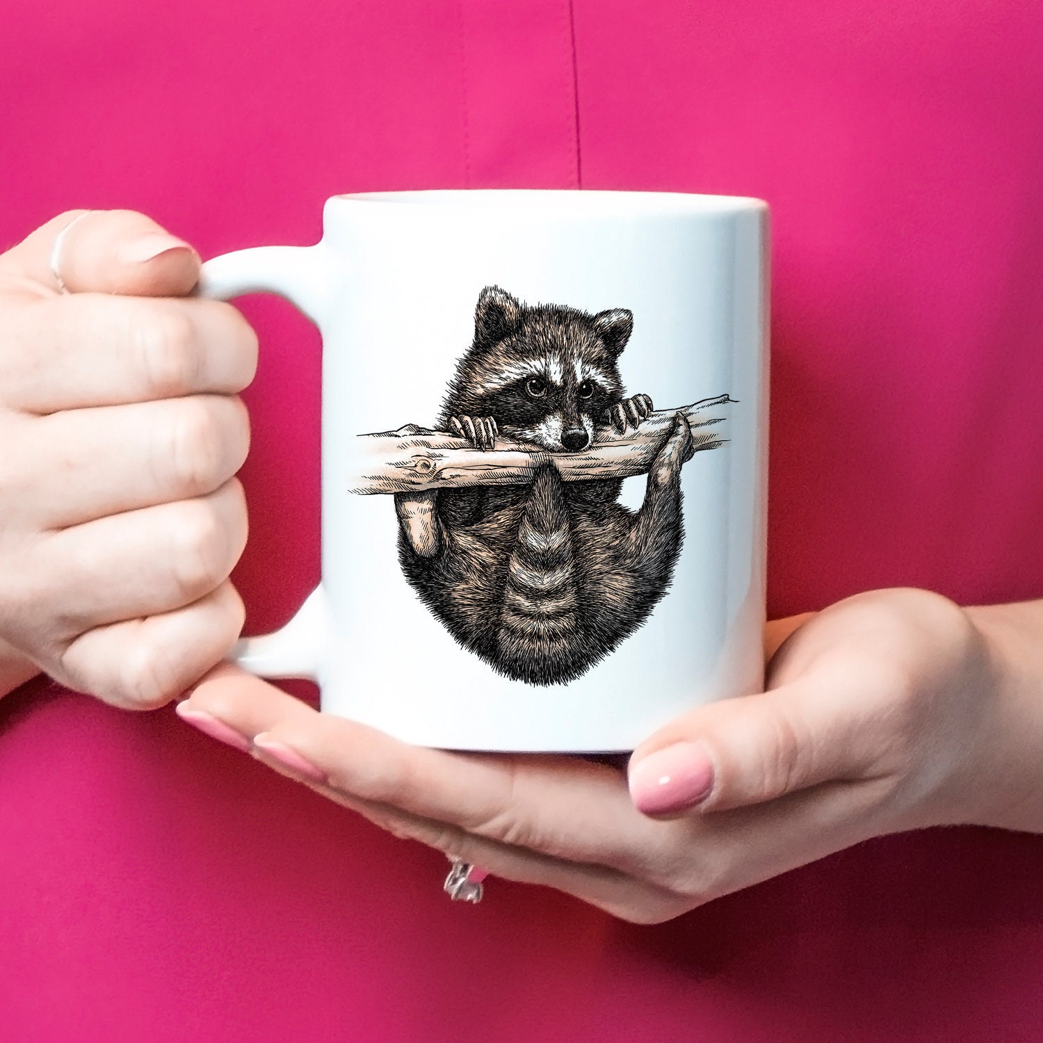 Raccoon Gift Raccoon Mug Raccoon Coffee Cup | Etsy