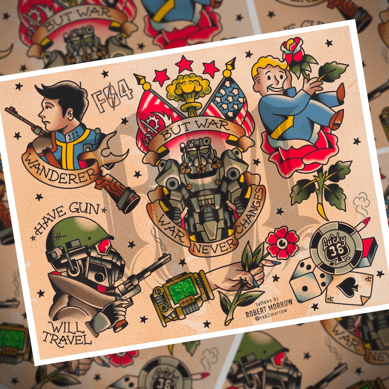 Fallout Tattoo - Etsy
