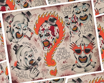 ALIENS Traditional Tattoo Flash Sheet - Etsy