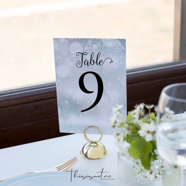 Table Numbers Printable - Etsy