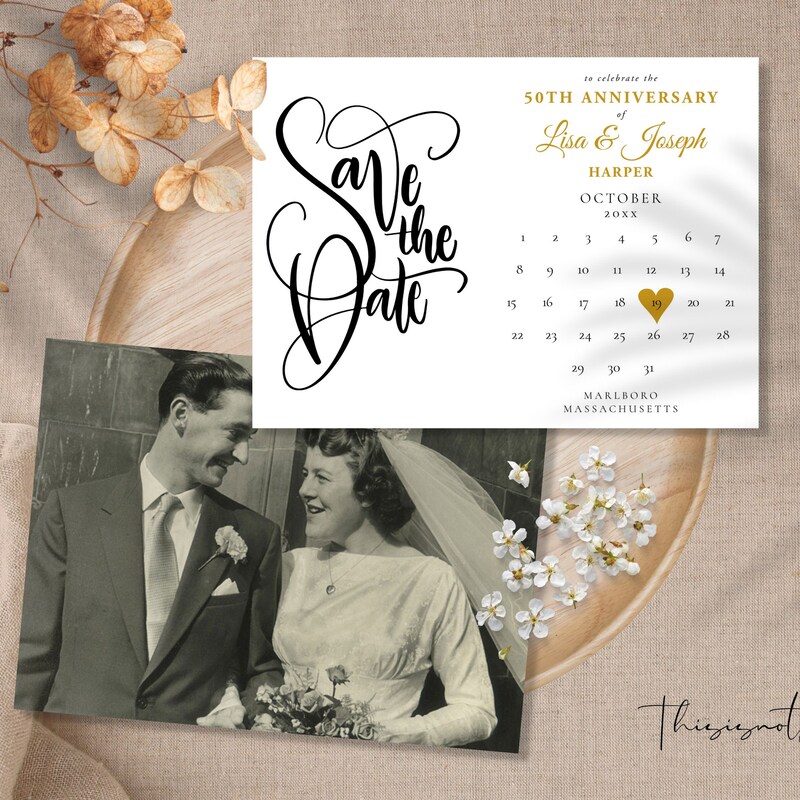 Calendar Save the Date - Etsy