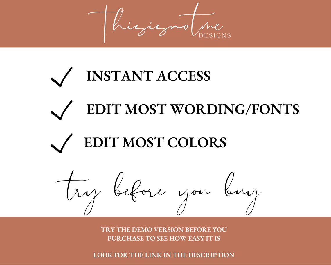 Signature Script We Tied the Knot Invitation With Photo Template ...