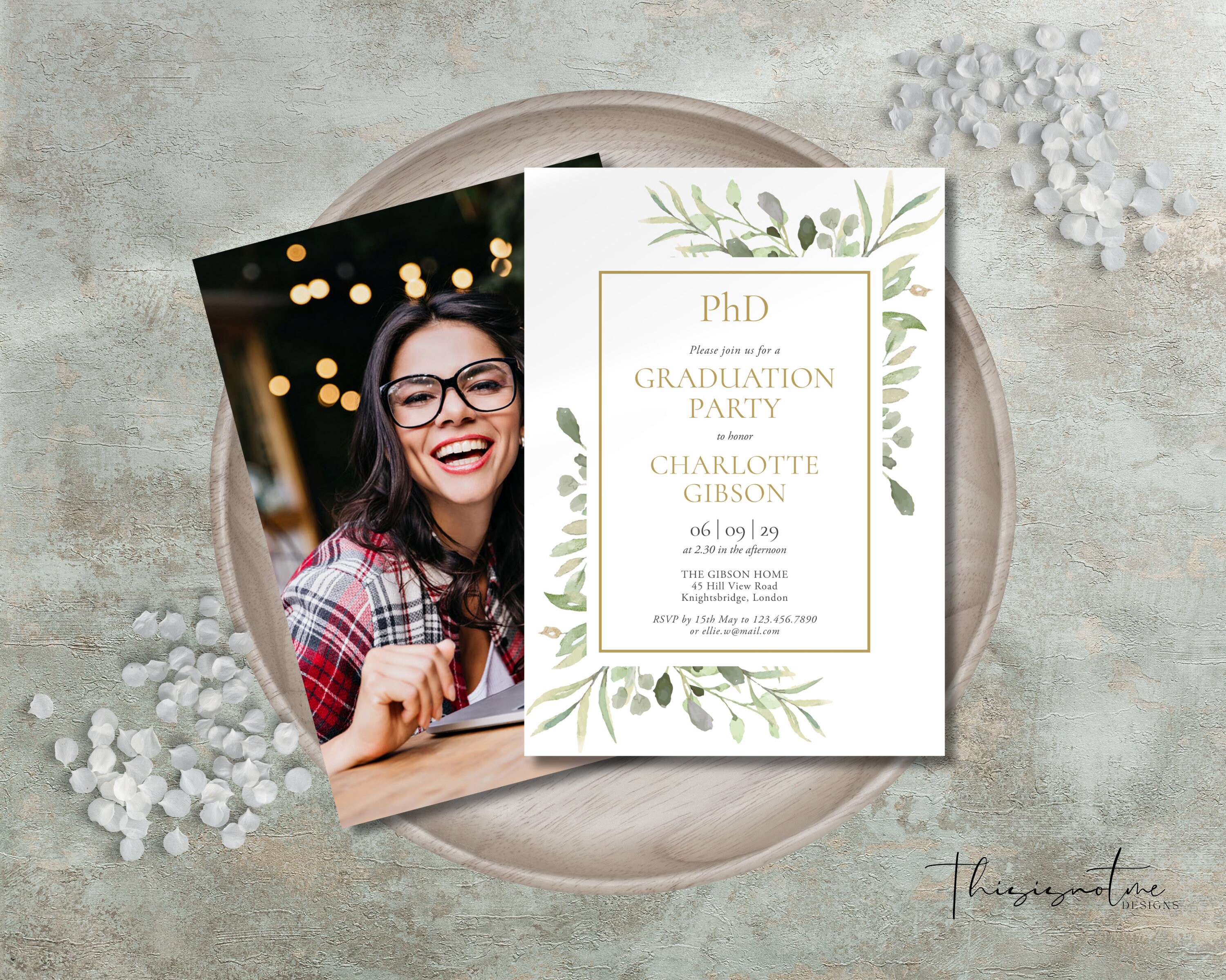 Phd Graduation Invitation