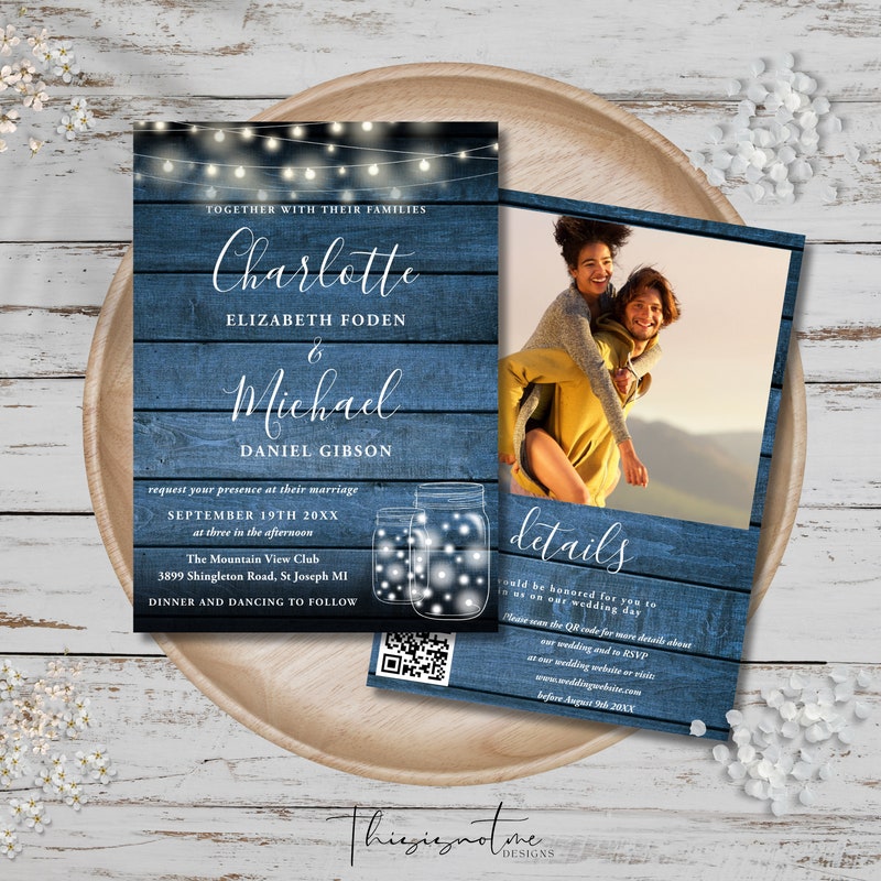 Hanging Light Invite - Etsy