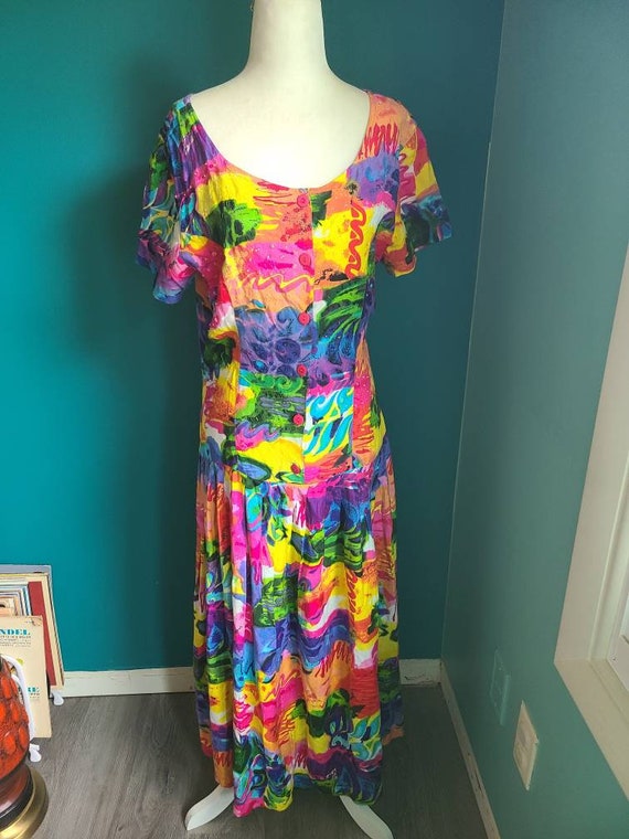 vintage neon abstract midi - Gem