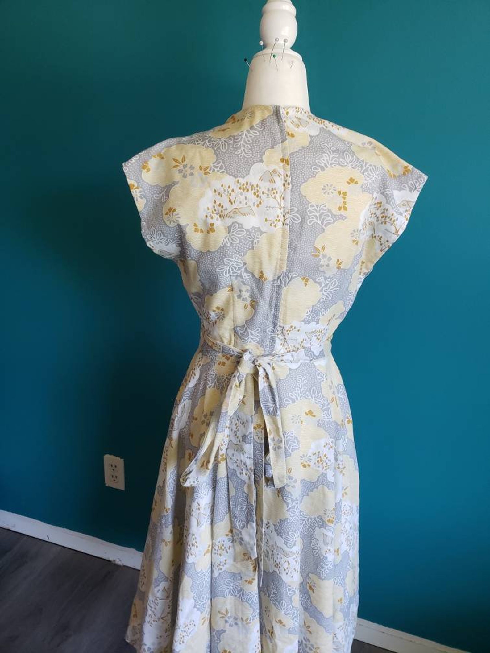 1970s Dress, Vintage Sun Dress, Vintage Circle Skirt, 1960s Dress, Size ...