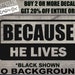 BECAUSE HE LIVES V2 Vinyl Decal, Bumper Sticker, Christian, Religious ...