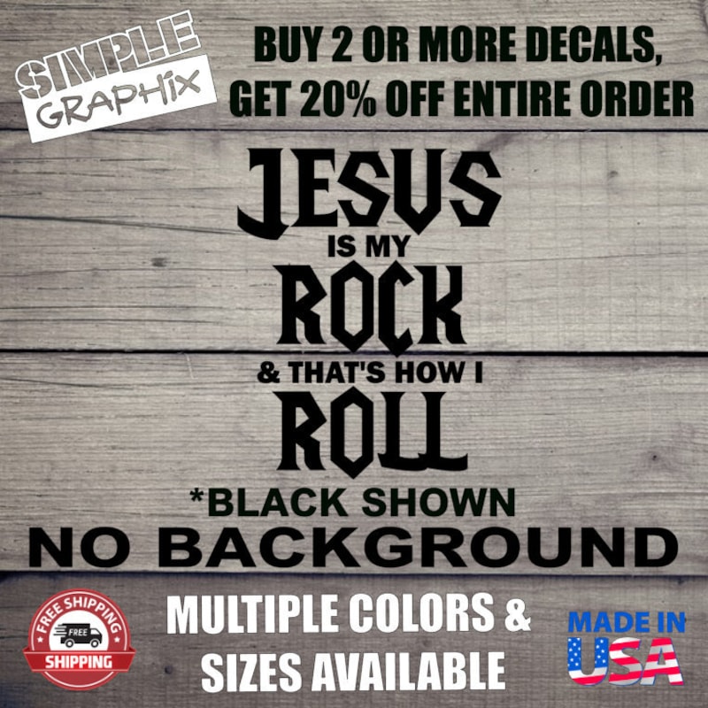Jesus is My Rock - Etsy