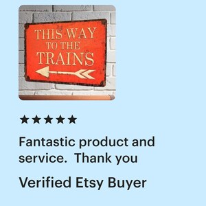 Trains Vintage Retro , Metal Railway Sign, Garage, Shed,unique Gift - Etsy