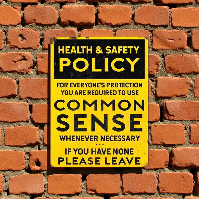 Vintage Safety Plaque - Etsy UK