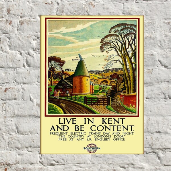 Kent Poster - Etsy UK