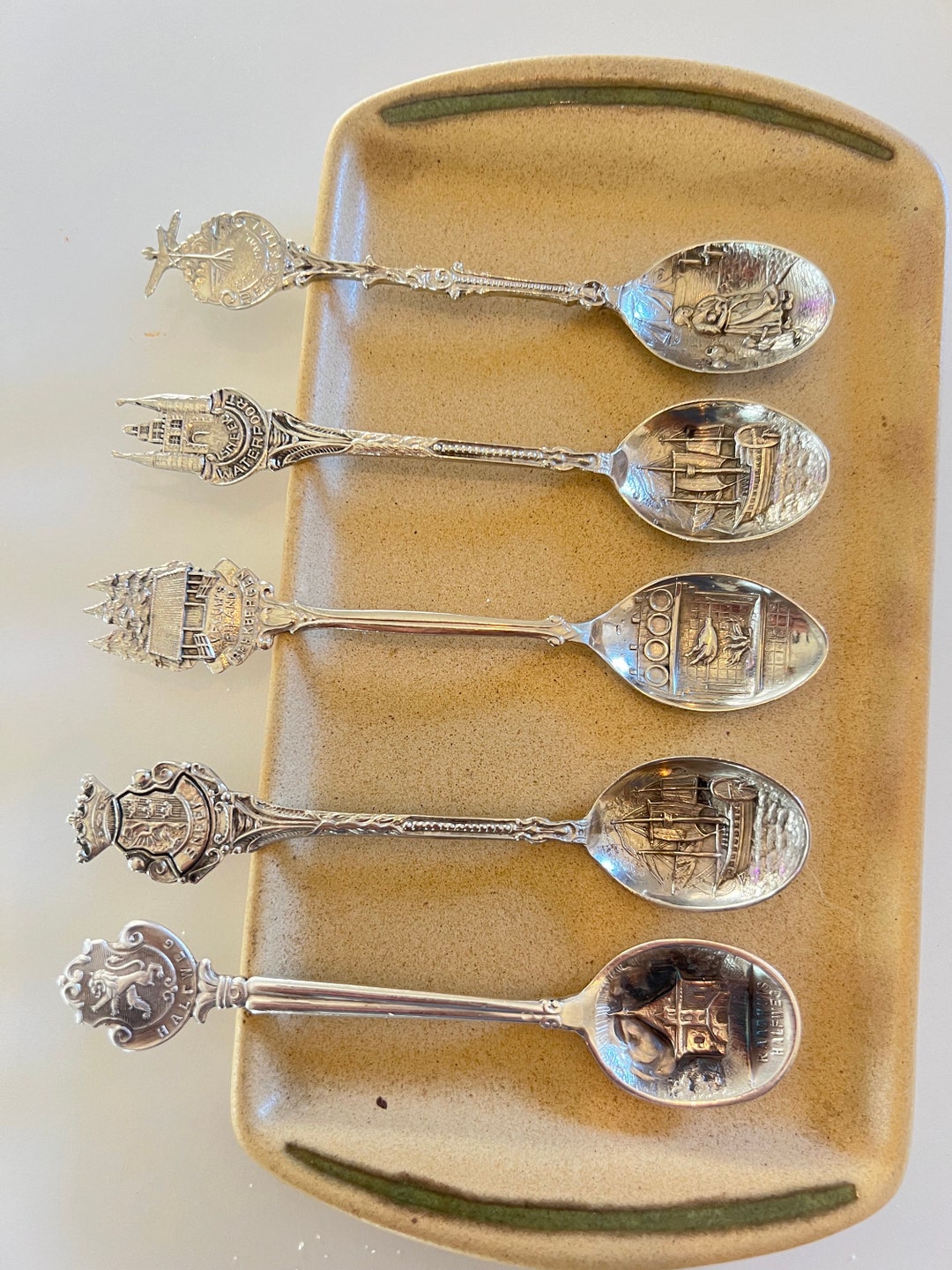 Beautiful Silver Plated Spoons, Grandma Gift, Mother Gift Silver, Dutch ...