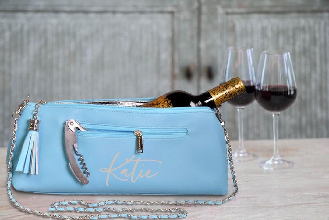 Insulated Wine Purse Girls Gone Wine! Classy and Sassy Blue Insulated ...