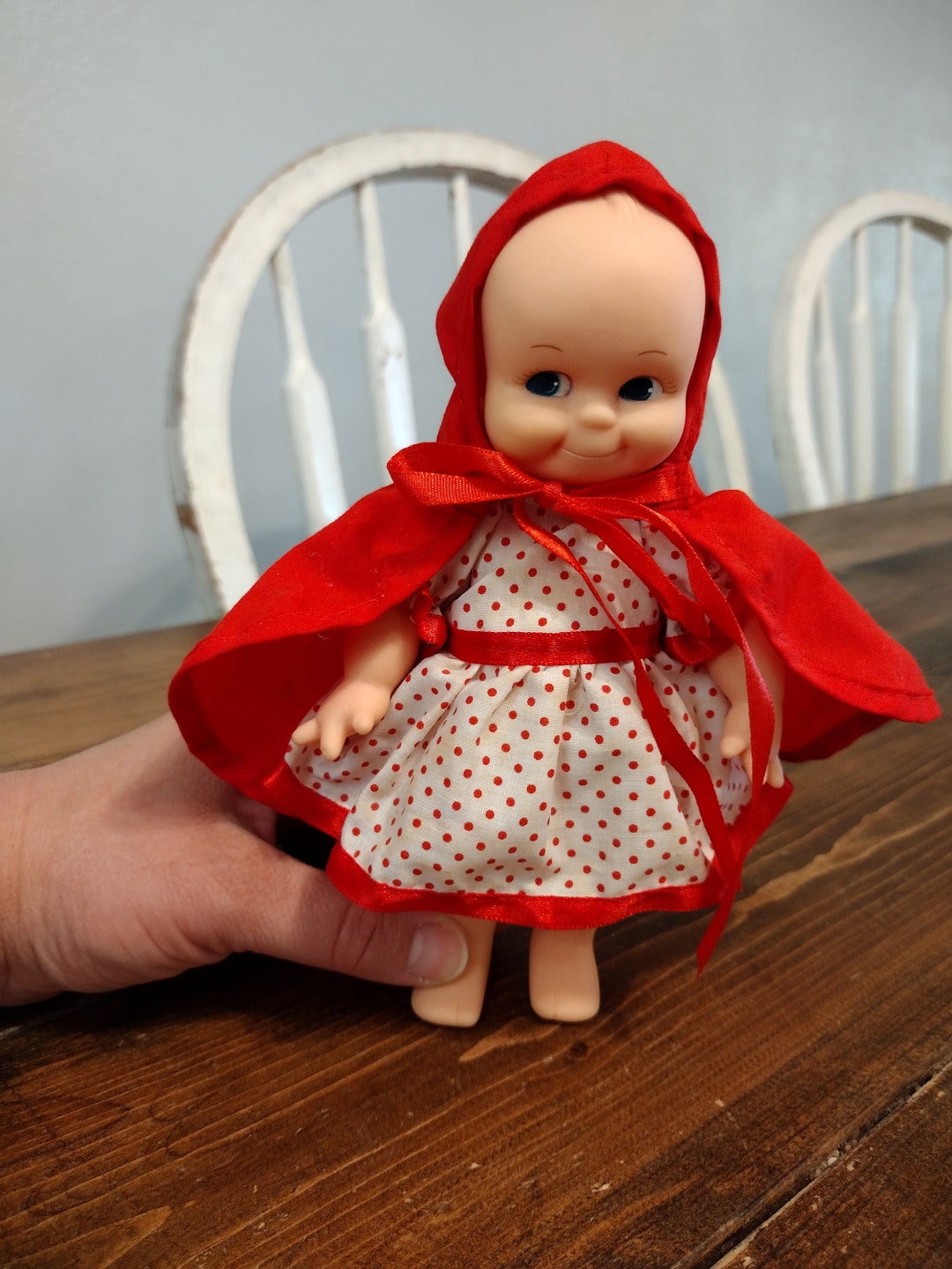 Kewpie Doll/little Red Riding Hood Kewpie Doll/vintage Kewpie Doll ...