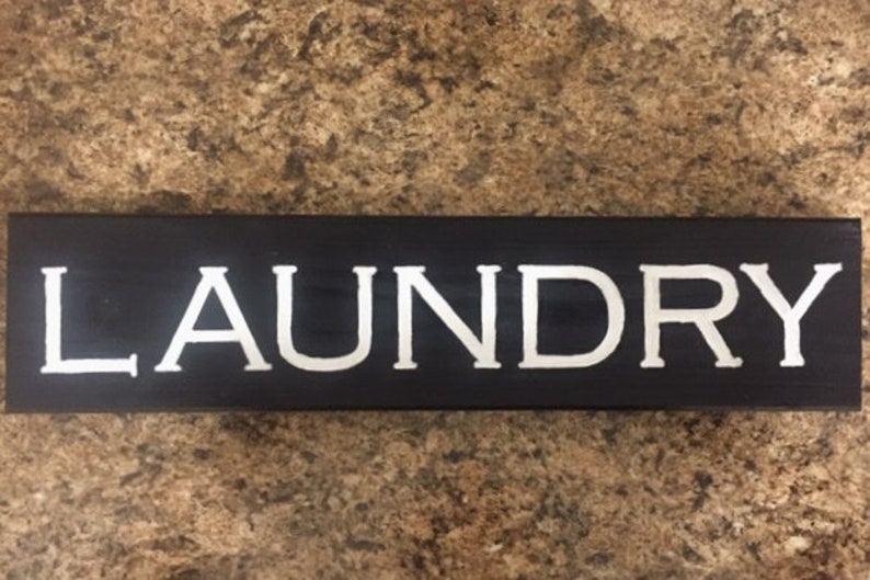 Rustic Sign, Laundry Sign, Carved Wood Sign, Wood Laundry Door Sign ...