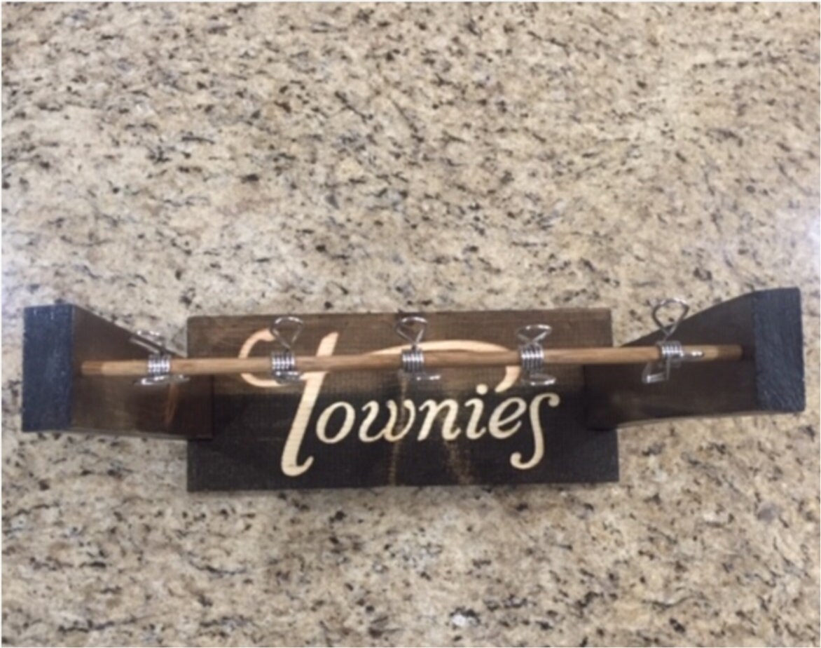 Customized Restaurant Bacon Holder, Clothesline Bacon Holder, Wood ...