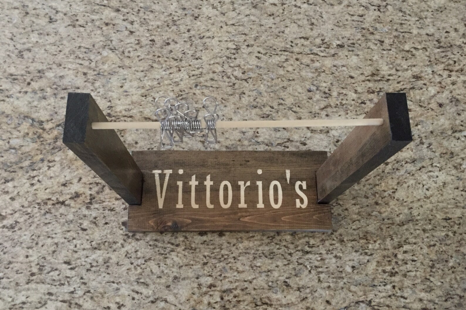 Customized Restaurant Bacon Holder, Clothesline Bacon Holder, Wood ...