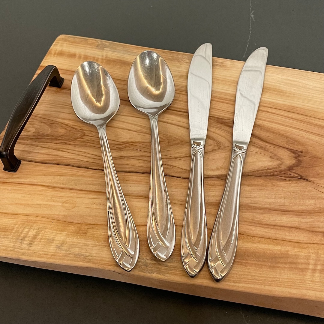 Hampton Silversmiths Lace Frosted Replacements - Soup Spoons - Dinner ...