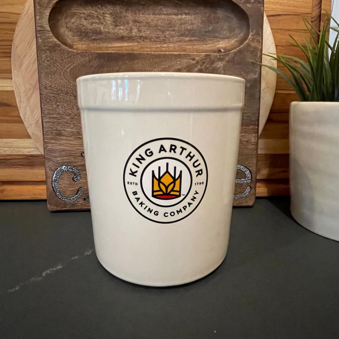 King Arthur Baking Company Utensil Crock - 1 Quart - 6" Tall - 5 ...