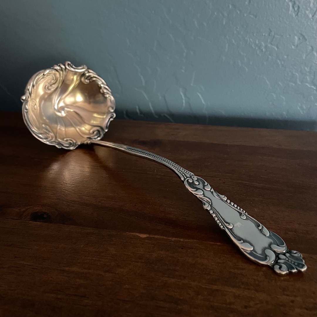 RARE Holmes and Edwards Marina Pattern Oyster Ladle - 9 1/4 ...