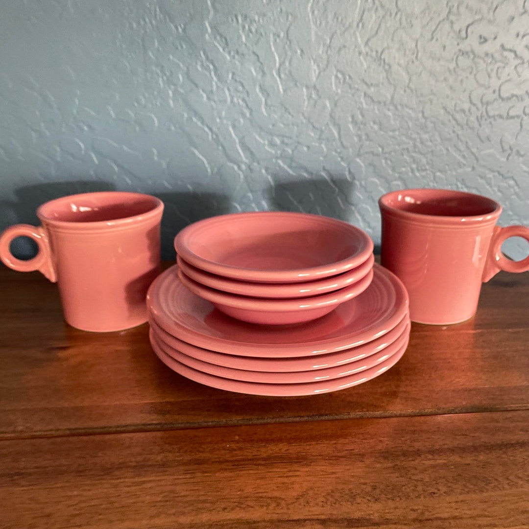 Homer Laughlin Fiesta Peony Replacements - Pink - Fiestaware - Mug ...