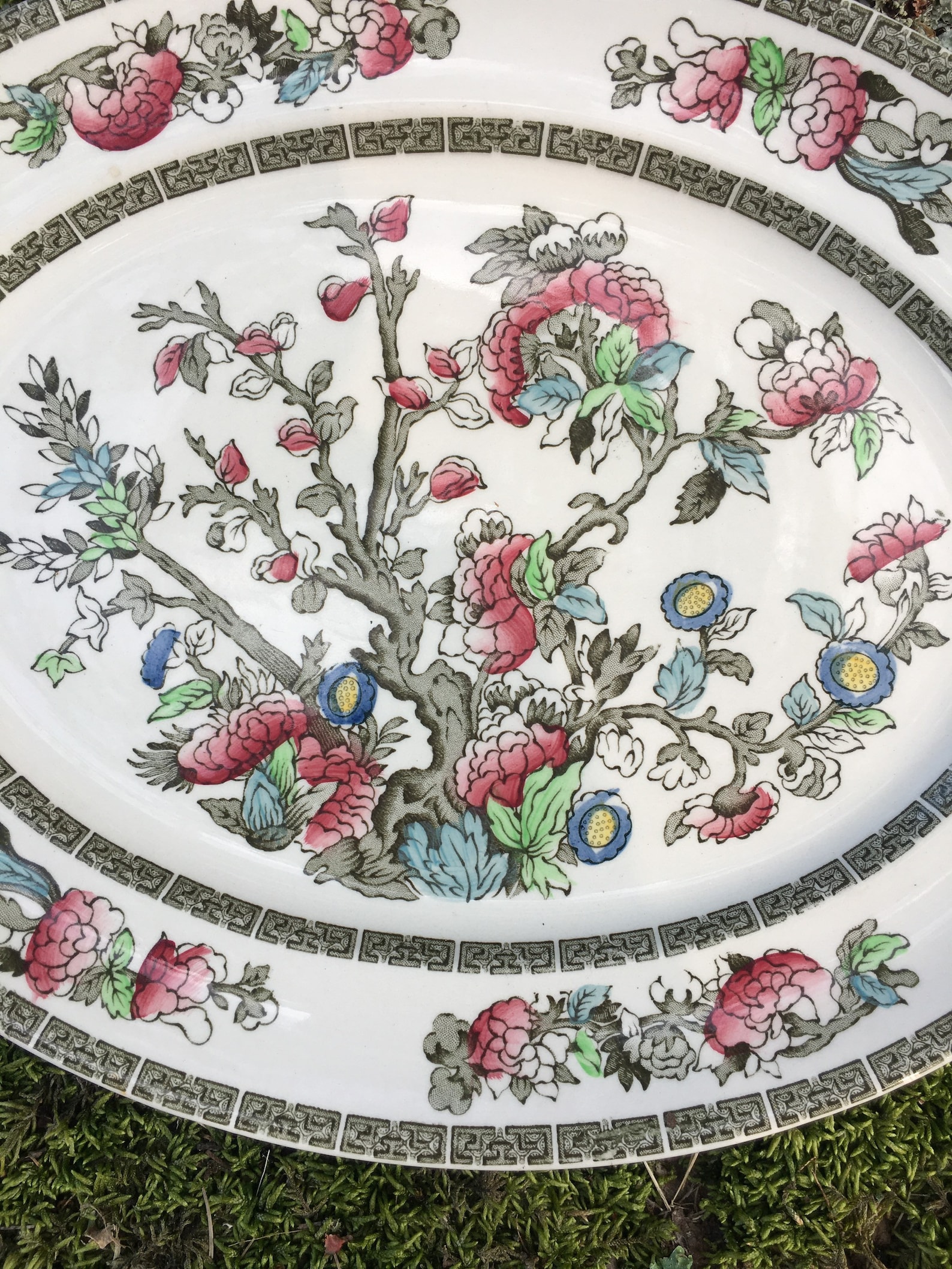 Johnson Bros Indian Tree Pattern Serving Platter Made in | Etsy