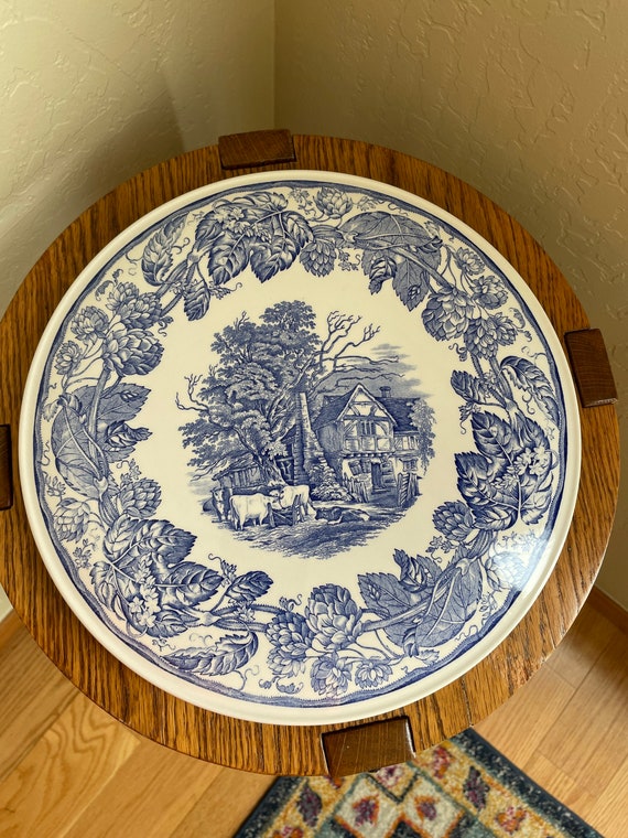 Spode Blue Room Collection Cake Plate 11.5 Wall - Etsy