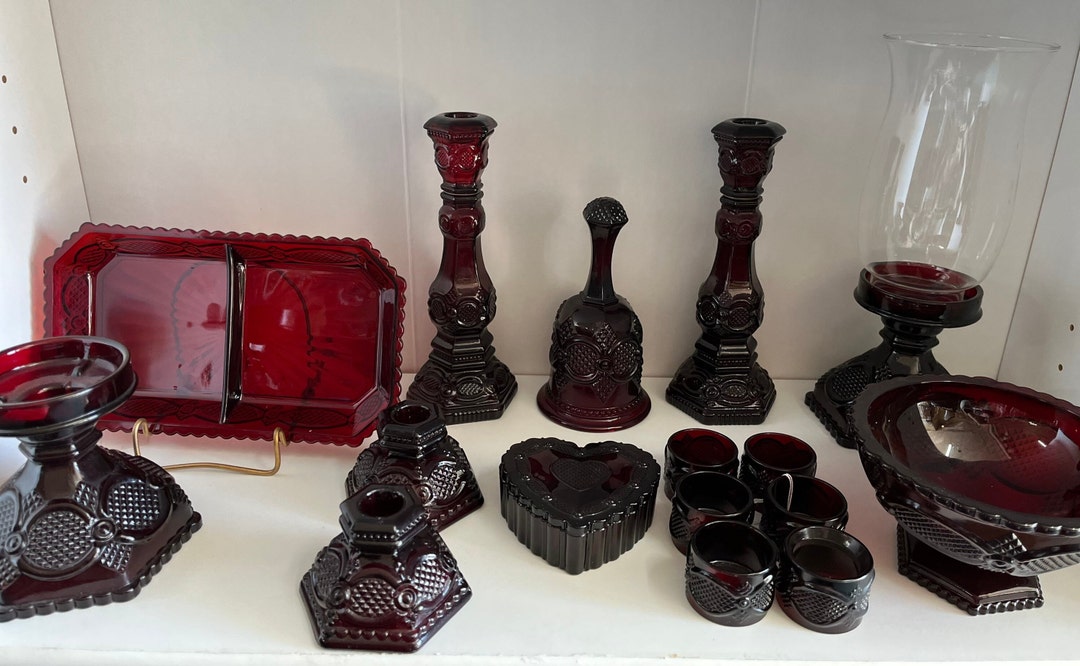 Vintage Avon 1876 the Cape Cod Collection - Ruby Red - Huge Selection ...