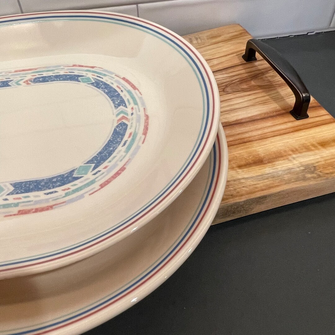 Vintage Corelle Southwest Heritage Platter - Oval - Large Serving ...