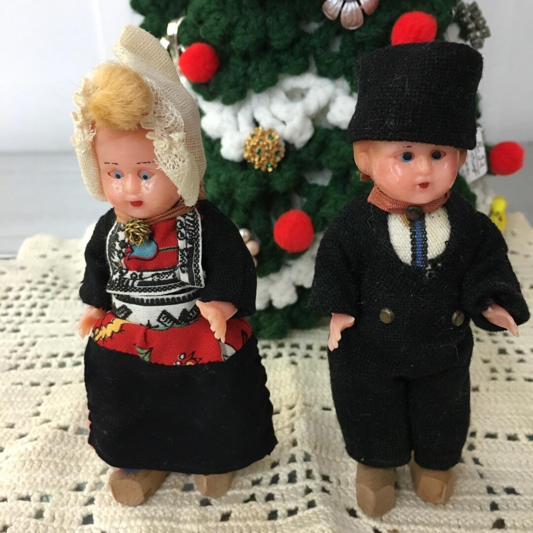 Vintage Dutch Doll Set Boy and Girl Great Condition - Etsy