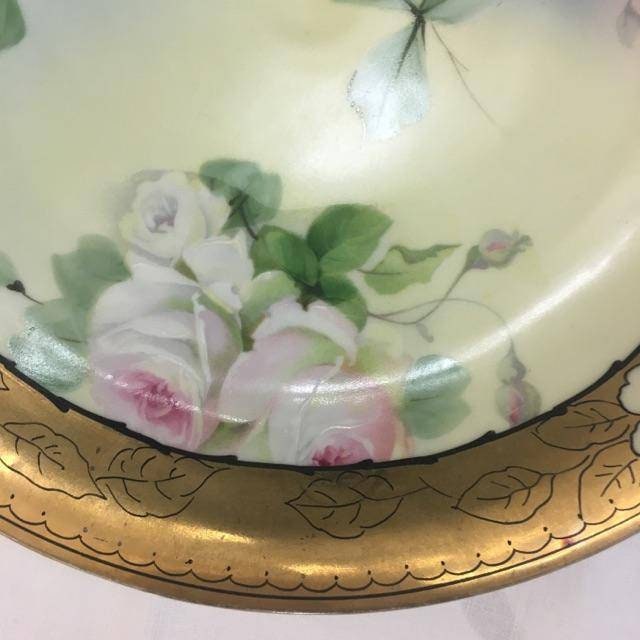 Gorgeous Victorian Rose O & E G Royal Austrian Plate Hand | Etsy