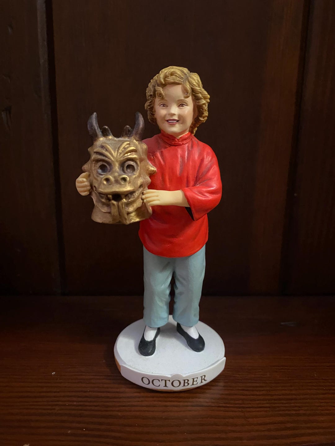Shirley Temple | Danbury Mint October Figurine - Etsy