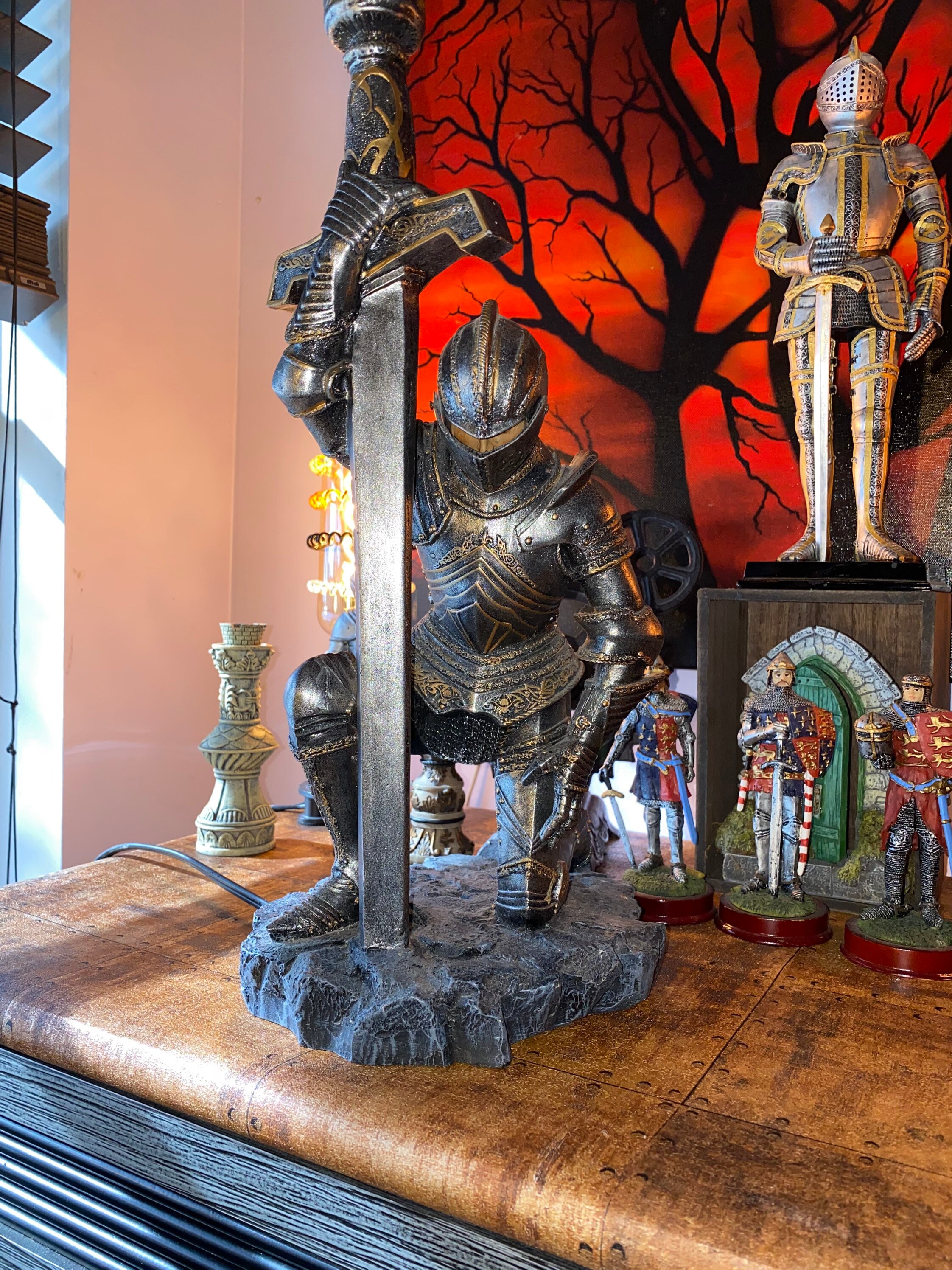 Knight Light! Accent Lighting With Led Flame Bulb - Etsy