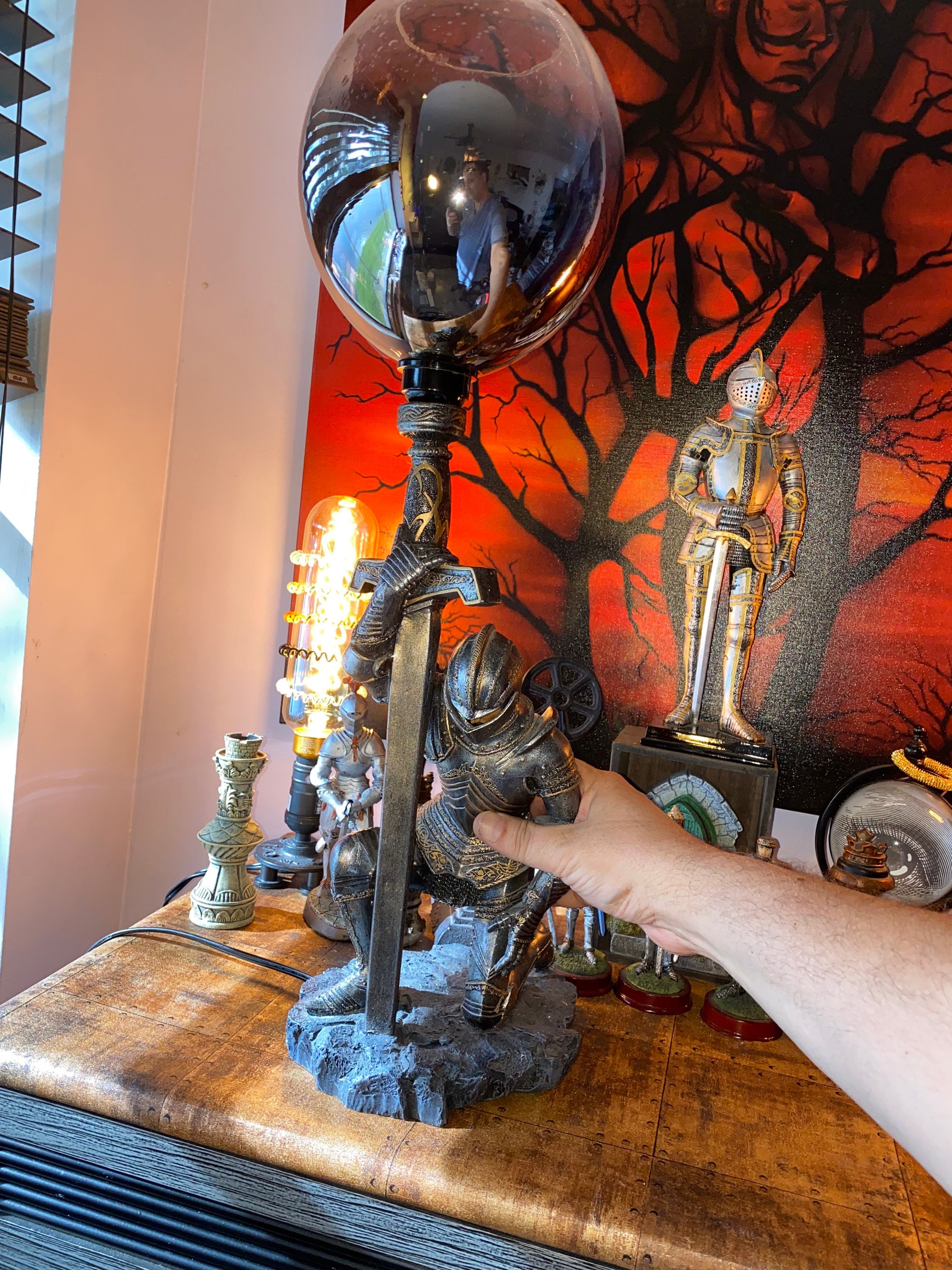 Knight Light! Accent Lighting With Led Flame Bulb - Etsy