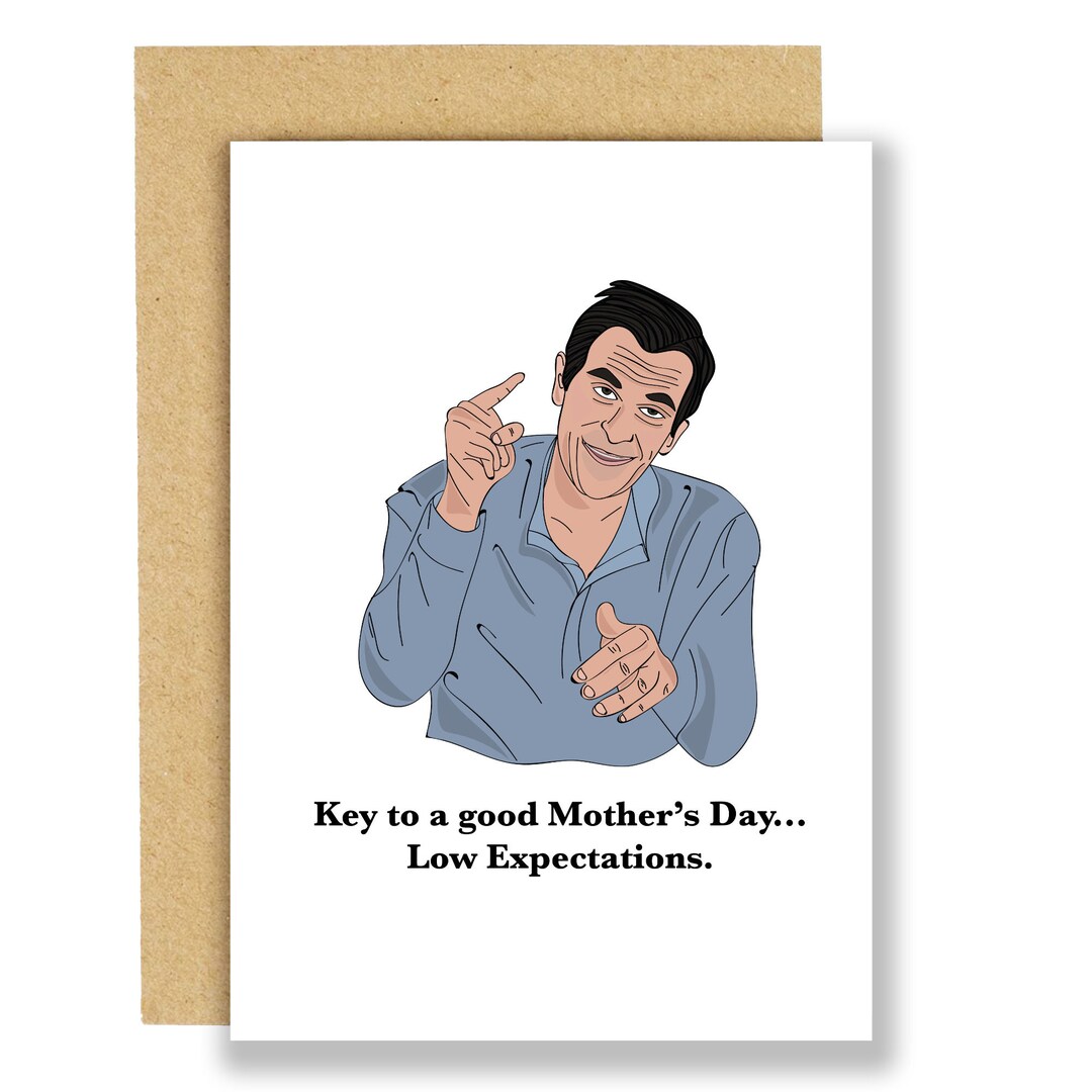 Funny Mothers Day Card Phil Dunphy Modern Family Lockdown - Etsy