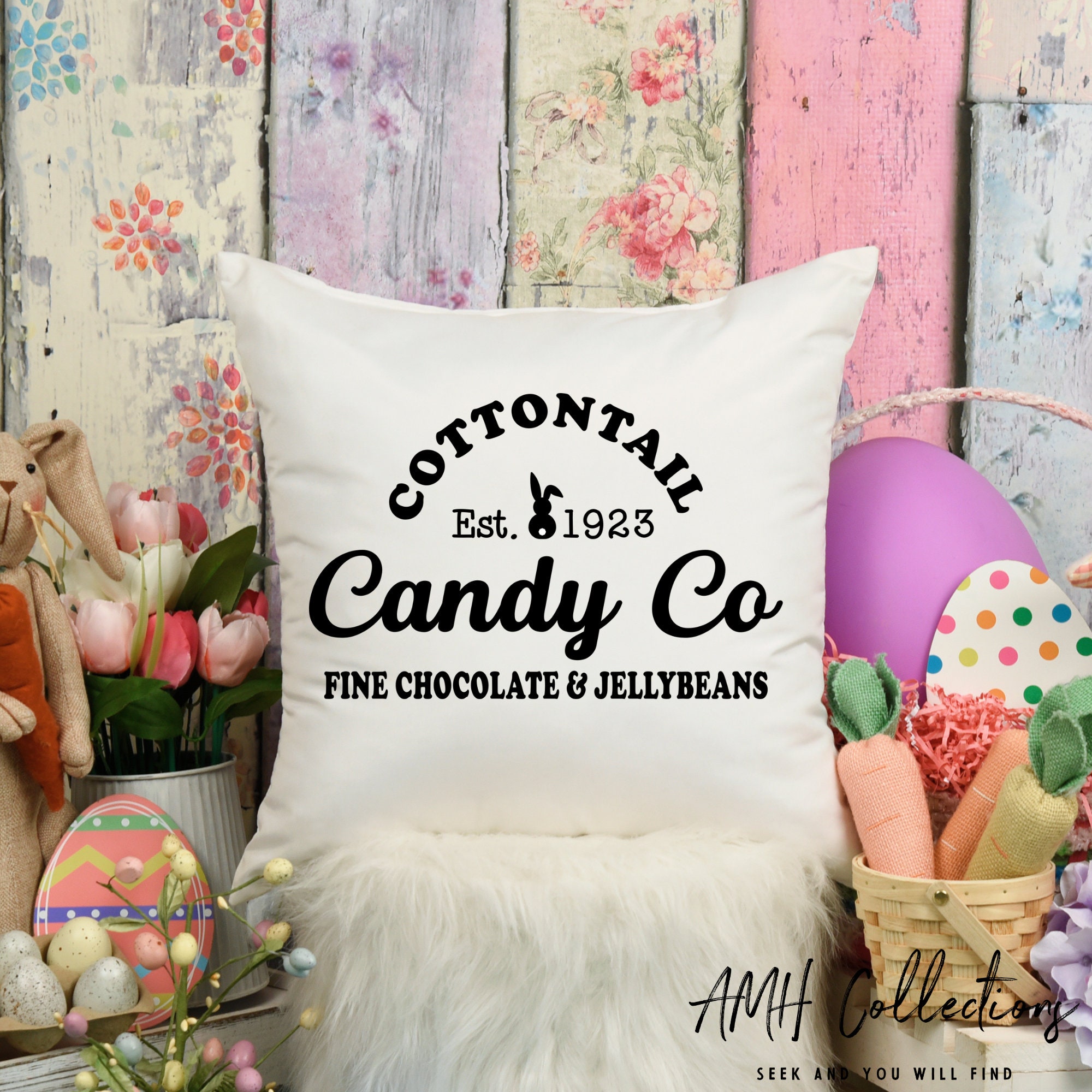 Cottontail Candy Company SVG Happy Easter Svg Easter Shirt - Etsy