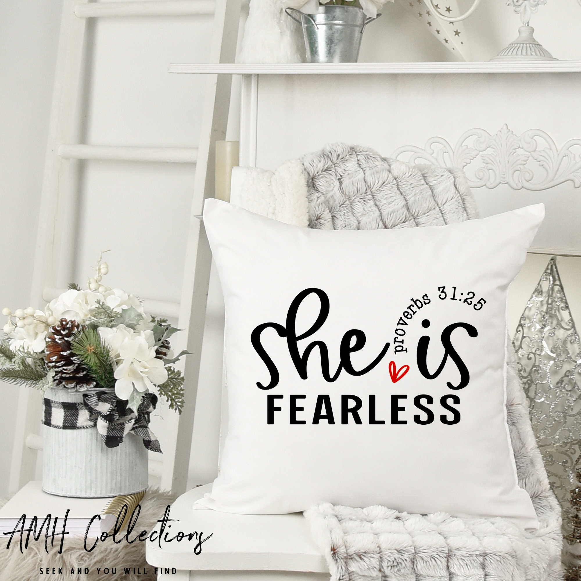 She is Fearless Svg Christian Quotes Svg Christian Saying - Etsy
