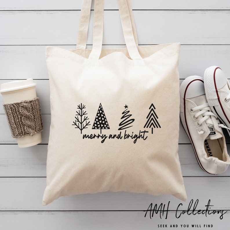 Merry and Bright Svg Png Merry and Bright Christmas Decor - Etsy