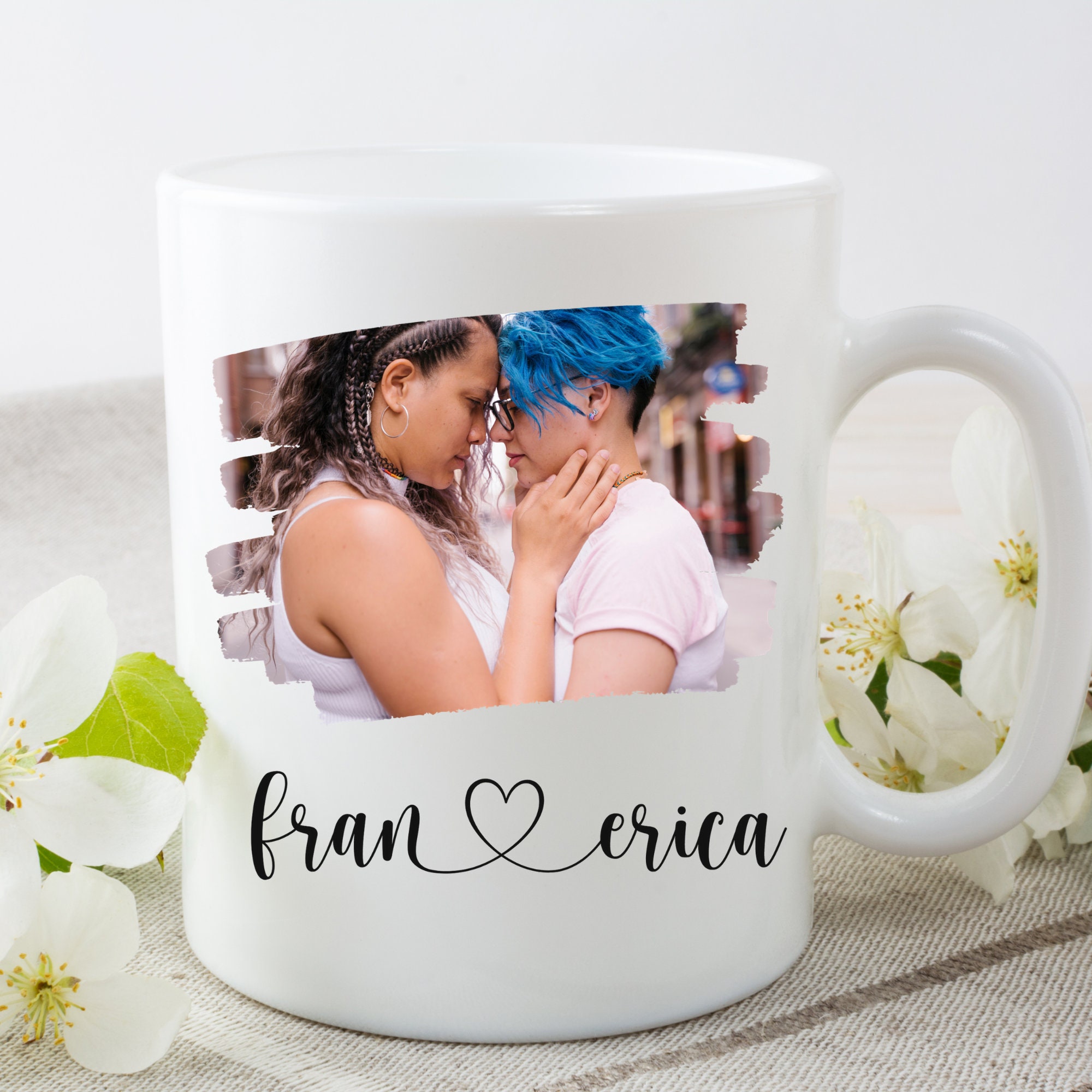 Personalisierte paar Becher Paar Valentinstag Kaffeebecher | Etsy