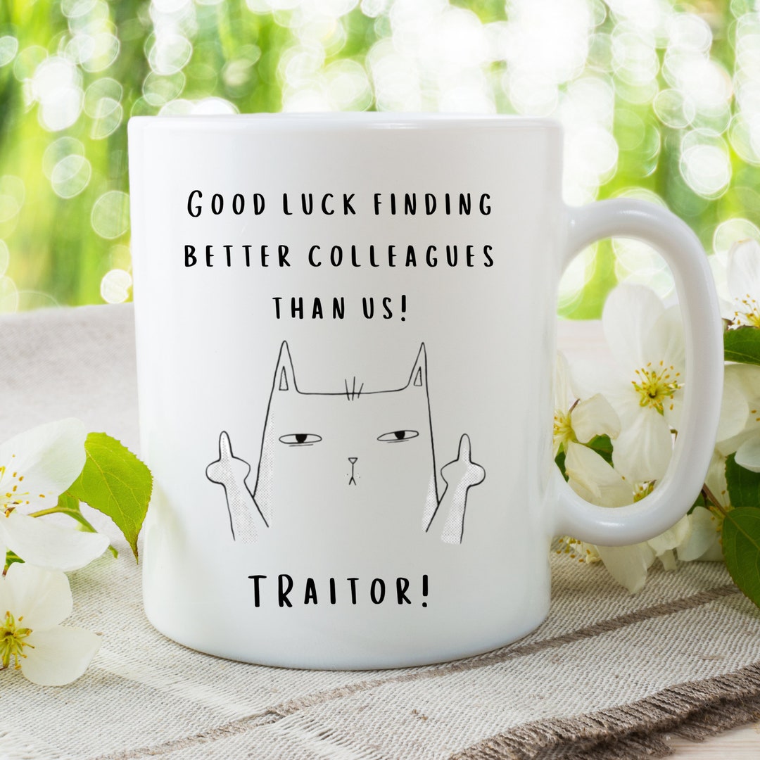 Good Luck Finding Better Colleagues Than Us, Traitor, Funny Cat Middle ...