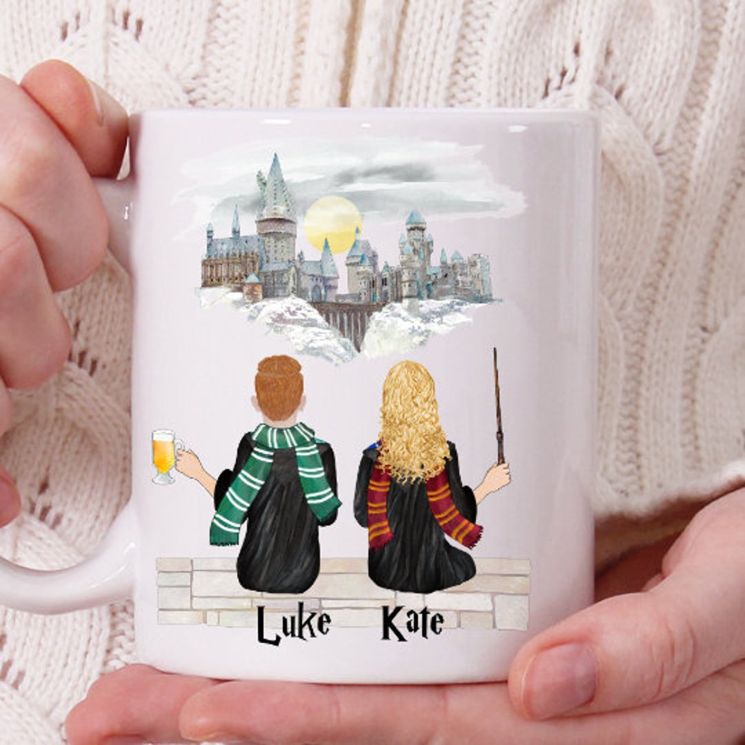Wizard Coffee Mug, Custom Names, Hairstyles and Accessories Custom Hair ...