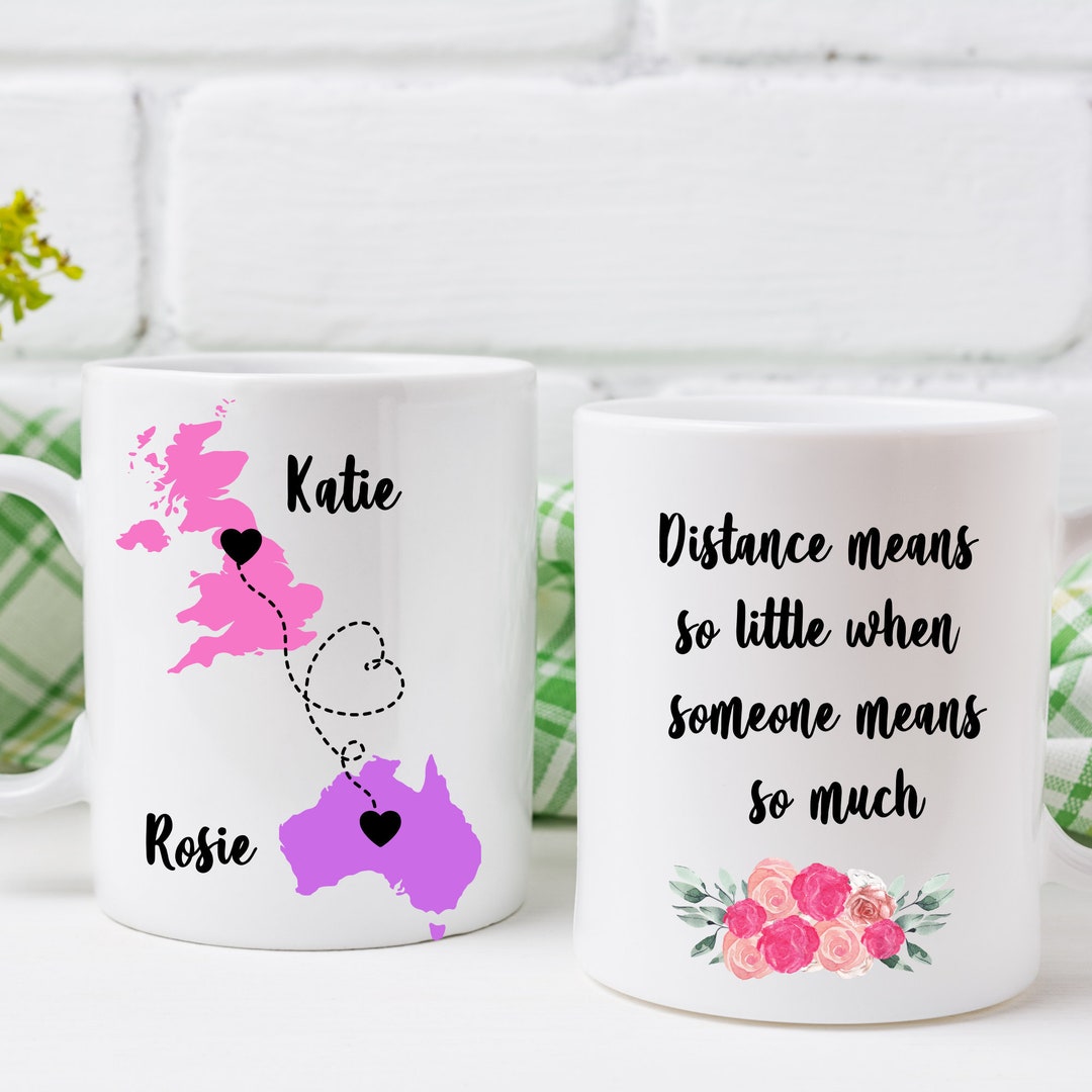Long Distance Friendship Gift, Moving Away Gift for Best Friend, Long ...
