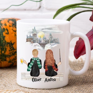 Personalized Wizard Mug, Custom Wizard Birthday Gift, HP Mug Wizard ...
