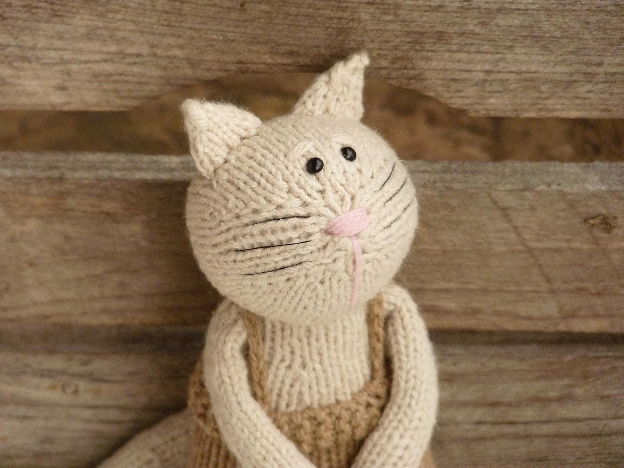 Leon Cat Toy KNITTING PATTERN - Etsy