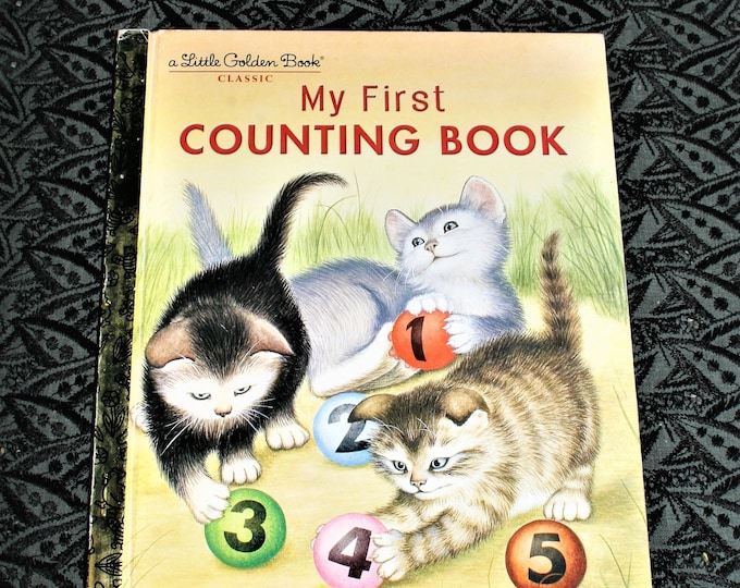 My First Counting Book - A Little Golden Book 'classic' - 1985 Vintage ...